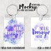 Dye Sublimation 2x3 MDF Keychain Mockup | Add Your Own Image and ...