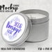 Dye Sublimation Metal Candle With Lid Mockup | Add Your Own Image and ...