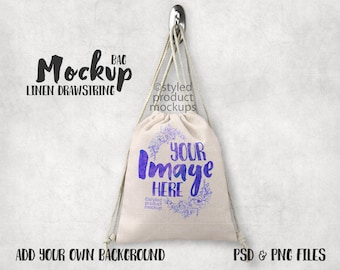 Linen Drawstring Bag - Etsy