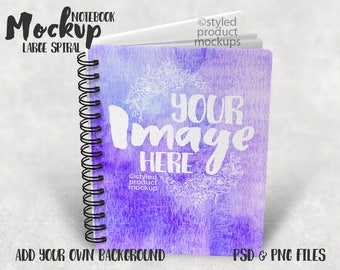 Dye Sublimation Large Fabric Notebook Template Mockup Add | Etsy
