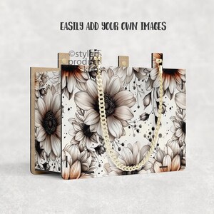 Dye Sublimation MDF Hardboard Purse Handbag Mockup | Add Your Own Image ...
