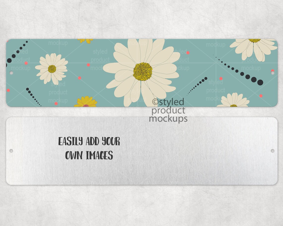 Dye Sublimation 3x12 Building Sign Mockup Add Your Own Image - Etsy