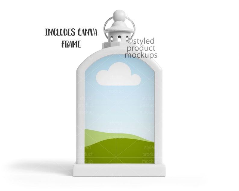 Sublimation Lantern Mockup | Sublimation LED Lantern Mockup | Add Your ...