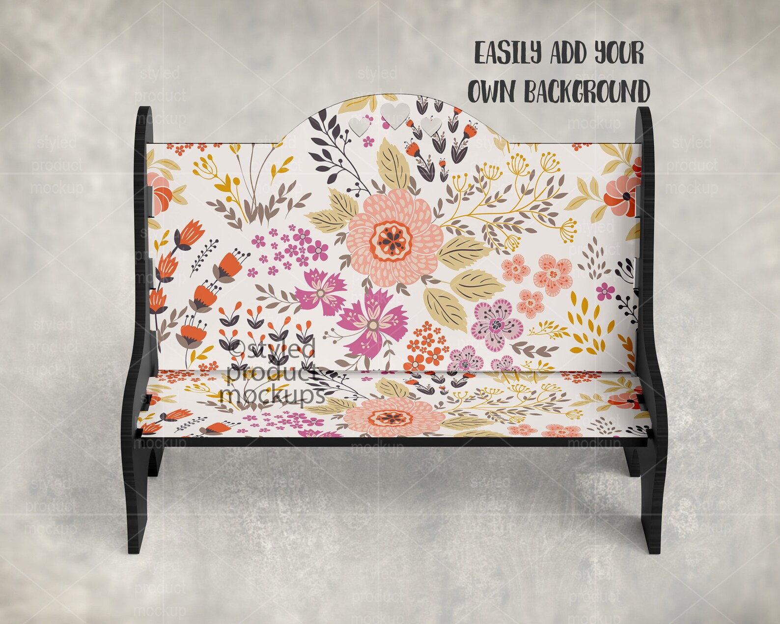 Dye Sublimation MDF Memorial Mini Bench Mockup Add Your Own - Etsy