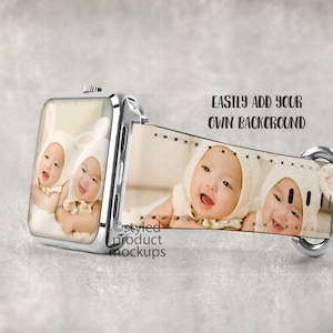 Dye Sublimation Smart Watch Band Mockup | Add Your Own Image and ...