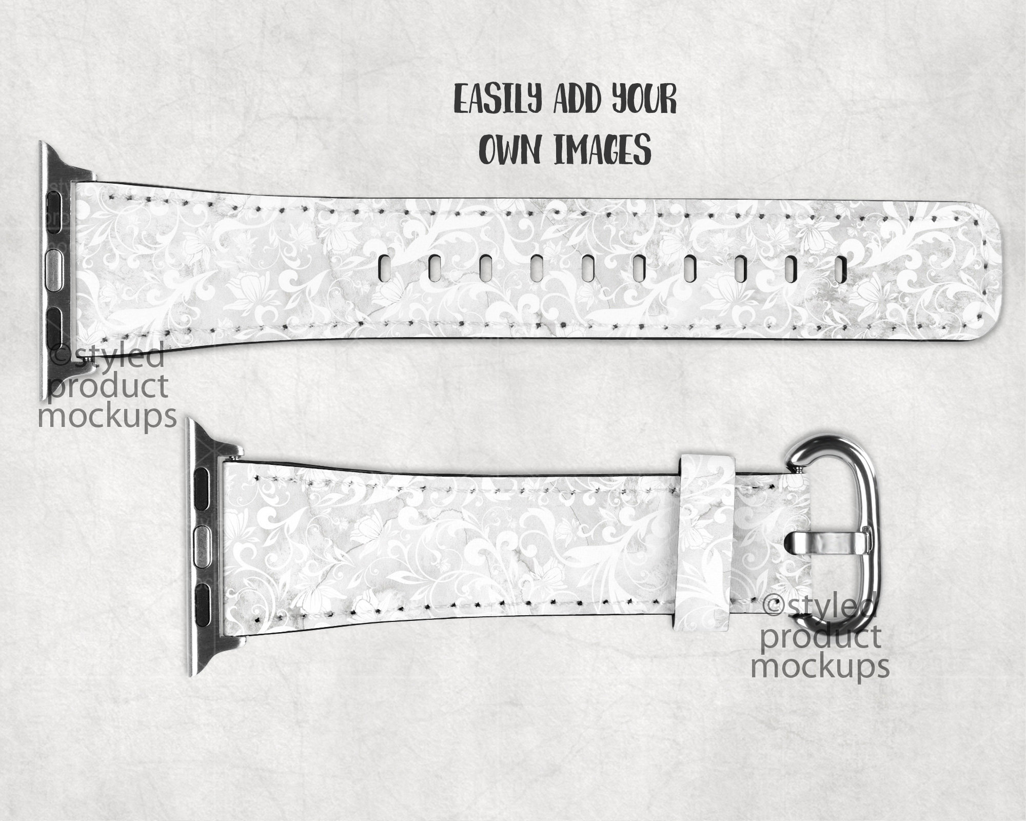 Dye Sublimation Smart Watch Band Mockup | Add Your Own Image and ...