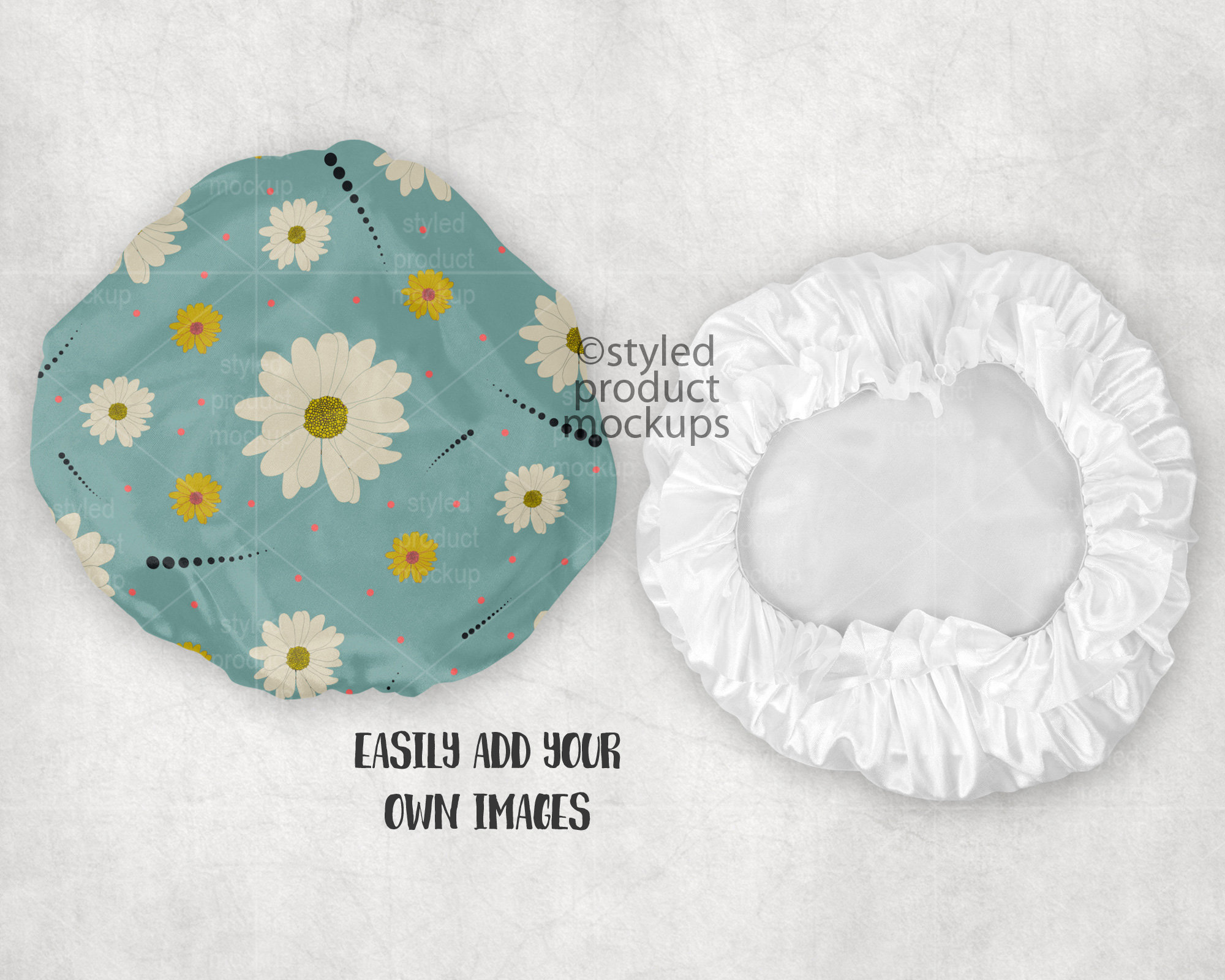 Dye Sublimation Hair Bonnet Mockup Add Your Own Image and | Etsy