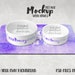 Dye Sublimation Pet Mat and Pet Bowls Mockup Template Add Your Own ...