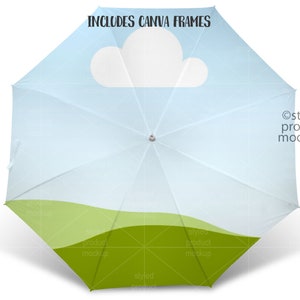 Dye Sublimation Umbrella Mockup | Add Your Own Image and Background ...