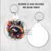 Plastic Back Button Key Ring Mockup | Add Your Own Image and Background ...