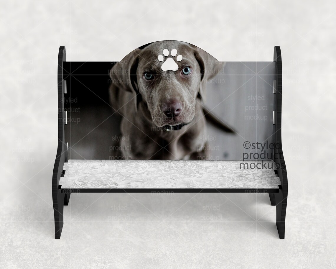 Dye Sublimation MDF Memorial Mini Bench Mockup Add Your Own - Etsy