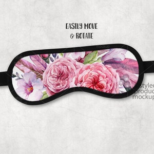Dye Sublimation Eye Mask Mockup | Add Your Own Image and Background - Etsy