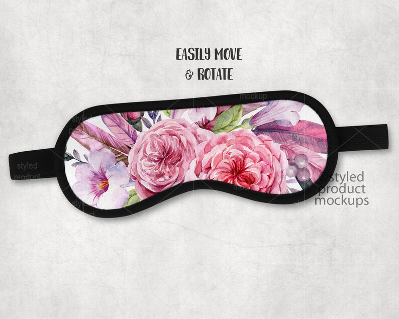 Dye Sublimation Eye Mask Mockup Add Your Own Image and - Etsy