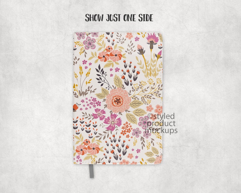 Dye Sublimation Leather Notebook Journal Mockup | Add Your Own Image ...