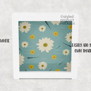 Dye Sublimation Shadow Bank Box Mockup | Add Your Own Image and ...