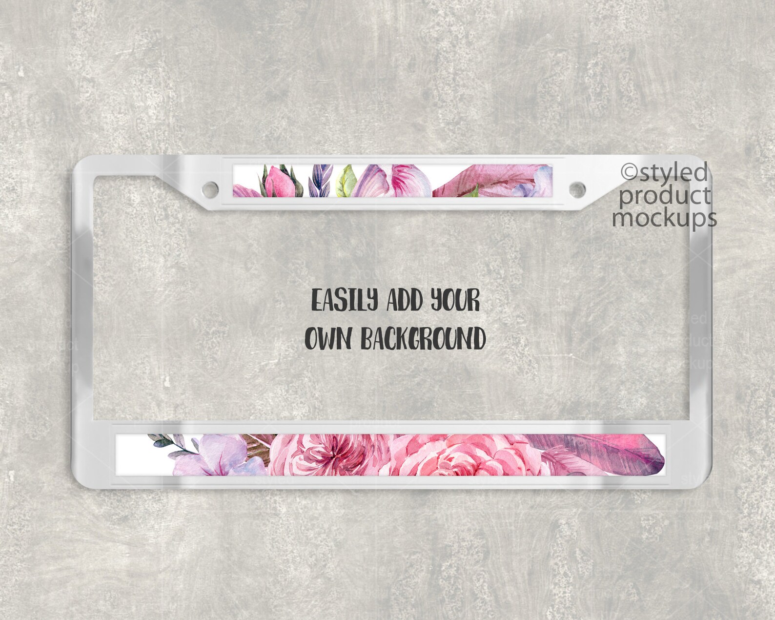 Dye Sublimation Metal Car License Plate Frame With Inserts - Etsy