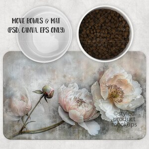 Dye Sublimation Pet Mat Mockup Template| Add Your Own Image and ...