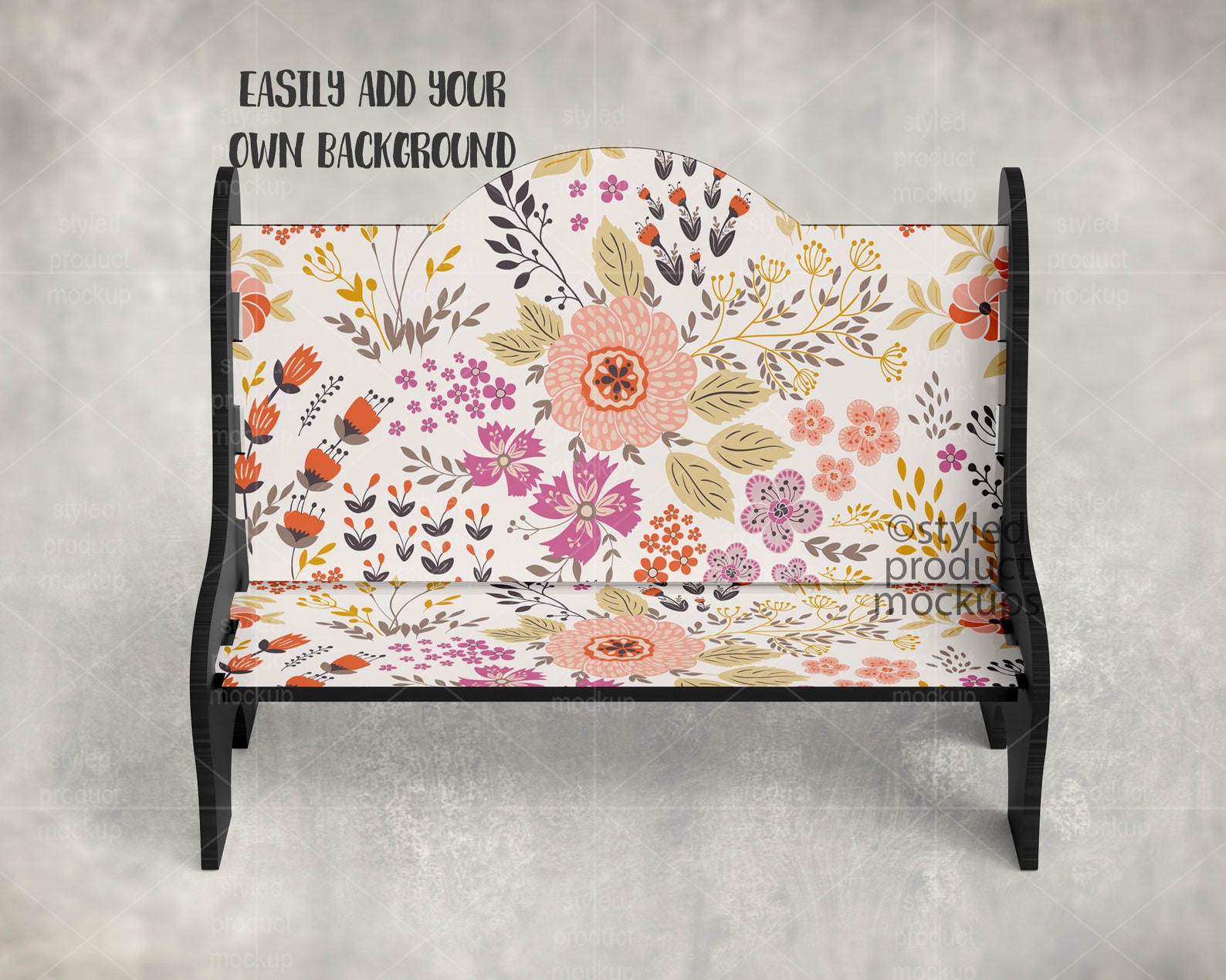 Dye Sublimation MDF Memorial Mini Bench Mockup Add Your Own - Etsy