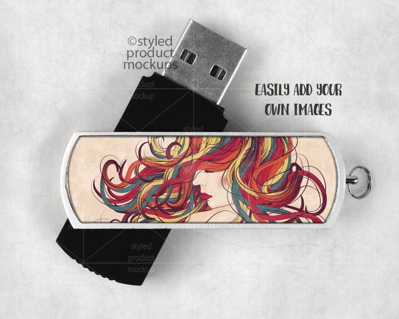 Sublimation USB Flash Drive Mockup Template Add Your Own - Etsy