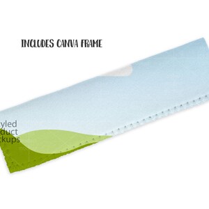 Ice Pop Wrap Sleeve Template Mockup | Add Your Own Image and Background ...