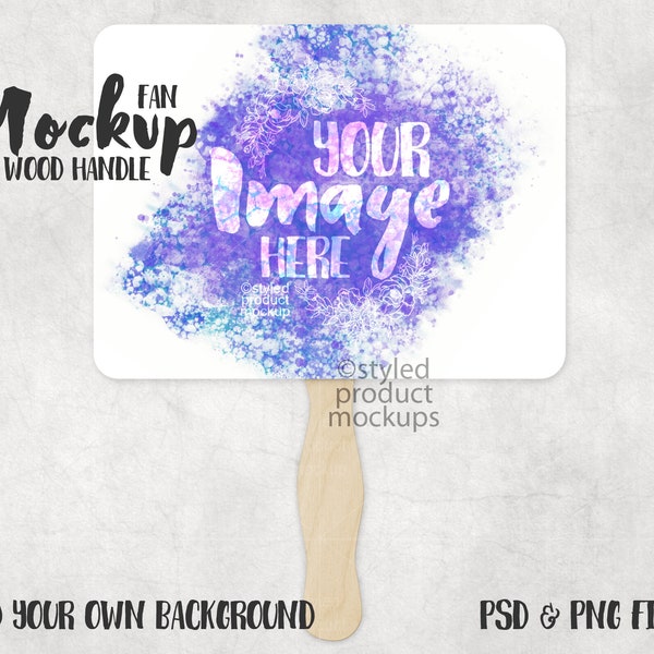 Graduation Fan Mockup - Etsy