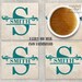 Dye Sublimation Natural Tumbled Stone Coaster Mockup | Add Your Own ...