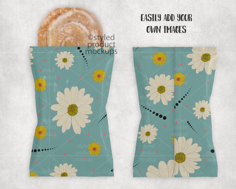 Honey Bun Label Wrapper Party Favor Mockup Add Your Own - Etsy