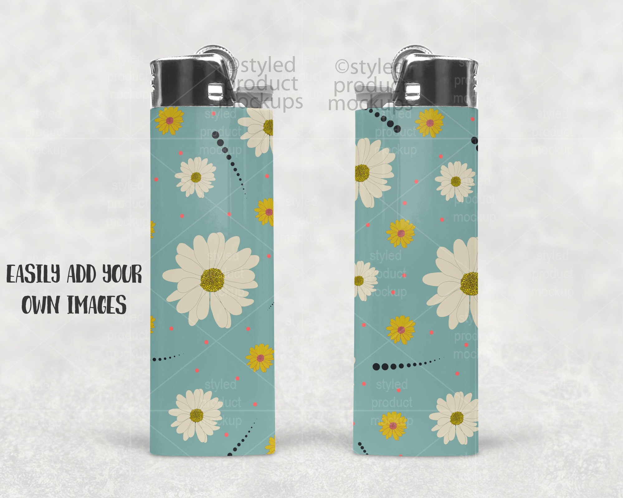 Plastic Disposable Lighter Mockup Add Your Own Image and - Etsy