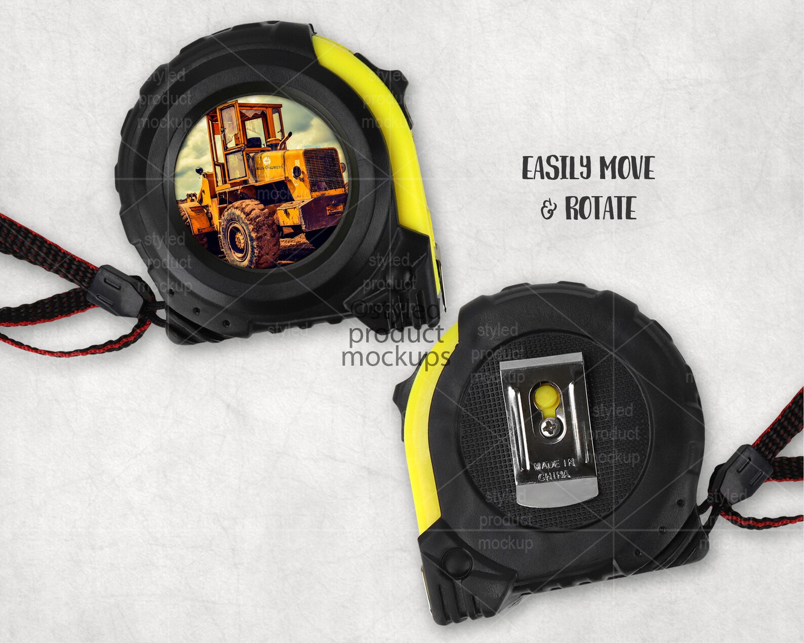 Dye Sublimation Tape Measure Mockup Add Your Own Image and - Etsy