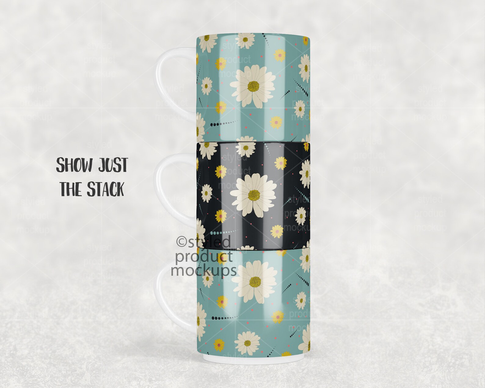 Dye Sublimation 10oz Stackable Mug Mockup Add Your Own Image - Etsy