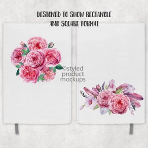 Dye Sublimation Leather Notebook Journal Mockup | Add Your Own Image ...