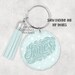 Clear Acrylic Round Keychain Mockup | Add Your Own Image and Background ...