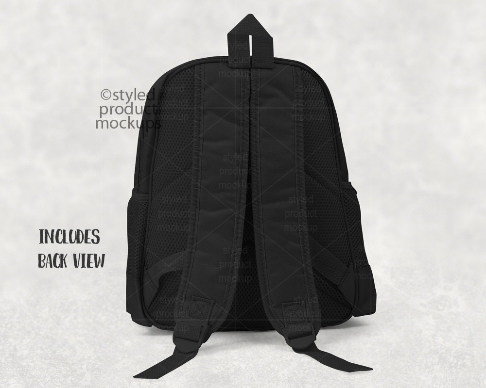 Dye Sublimation Kids School Backpack Mockup Template Add - Etsy Australia