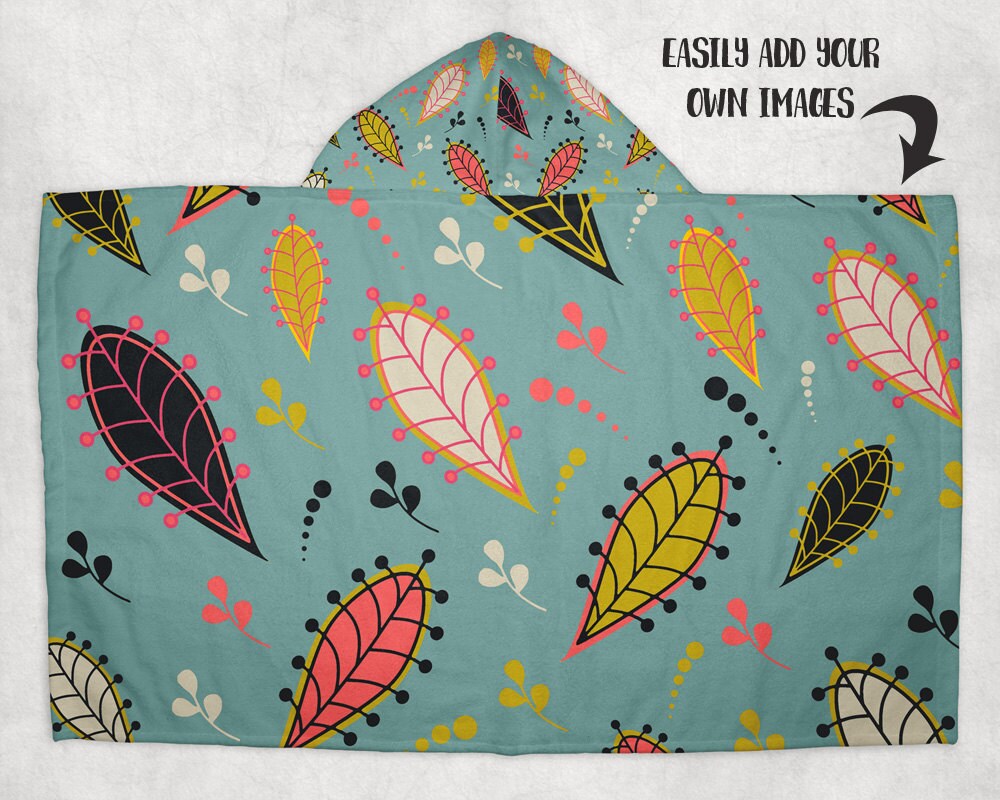 Hooded Towel mockup template Add your own background Dye | Etsy