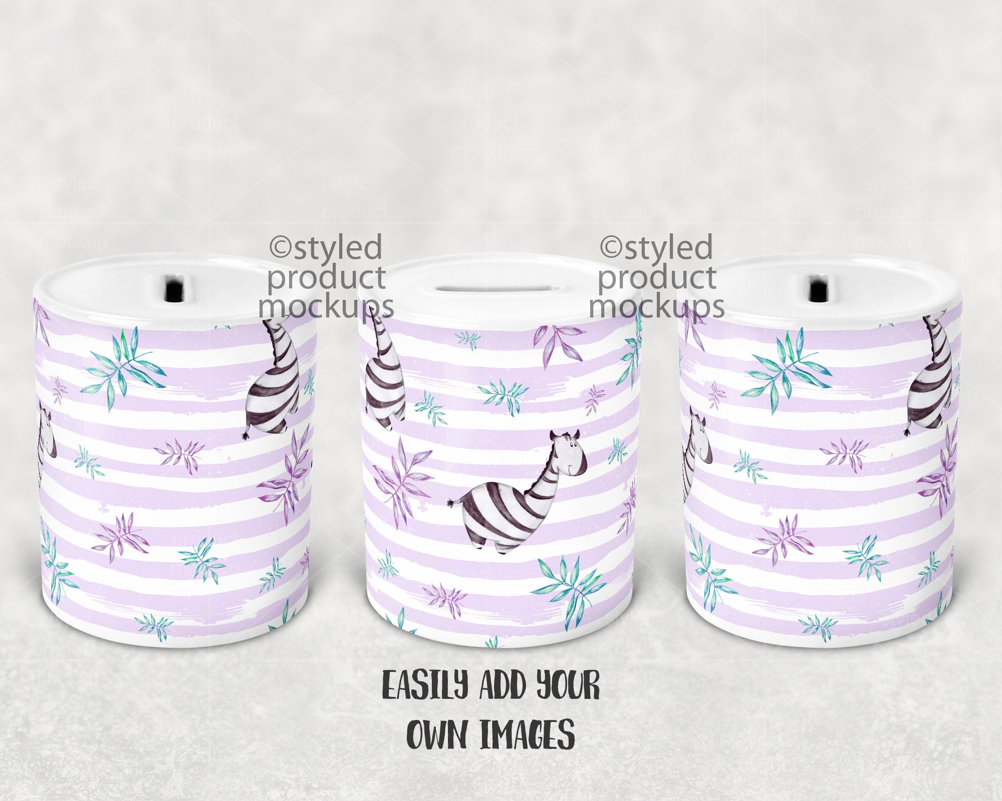 Dye Sublimation Ceramic Coin Bank Mockup Add Your Own Image - Etsy UK