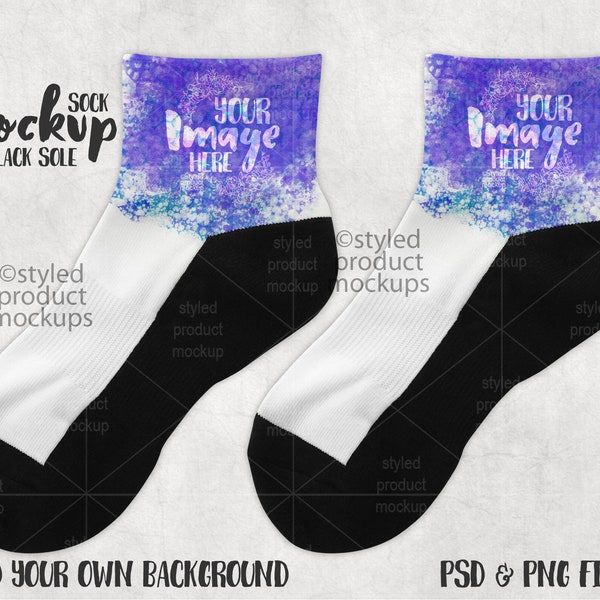 Ankle Sock Sublimation Template - Etsy
