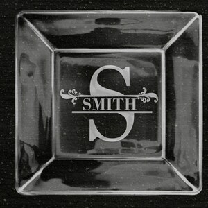 Large Square Glass Plate Mockup Template | Add Your Own Background ...