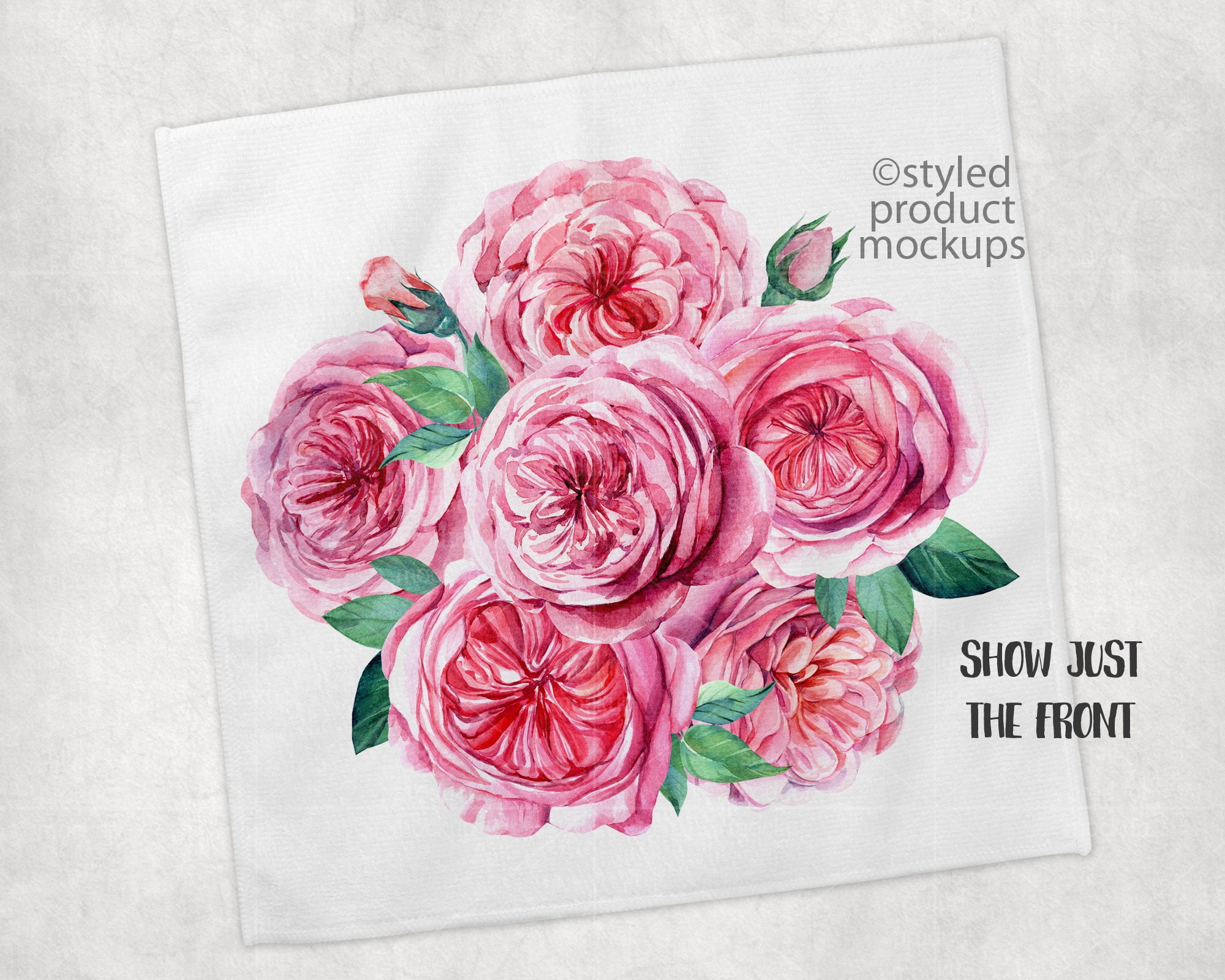 Dye Sublimation Washcloth Hand Towel Mockup Add Your Own - Etsy