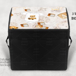 Dye Sublimation Storage Box Template Mockup Add Your Own Image and ...