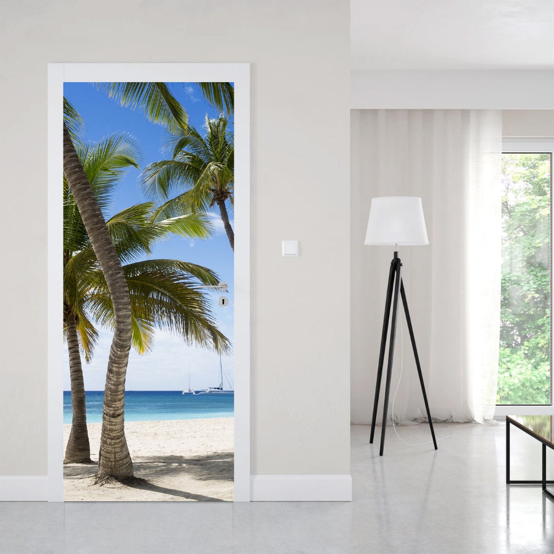 Door Wrap Peel and Stick Vinyl Decals for Doors, Closets, Cabinets ...