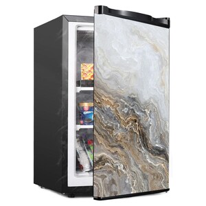 Fridge Wrap Refrigerator Vinyl Removable Side by Side Mini Fridge ...