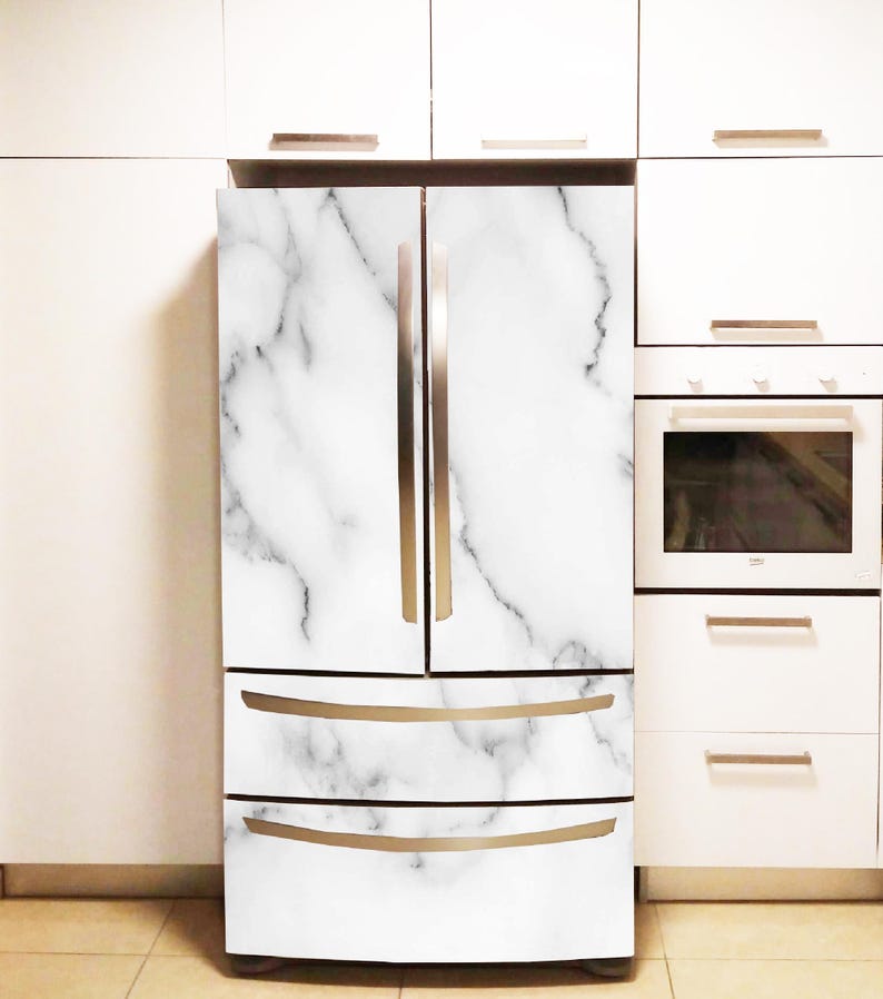 Fridge Wrap Side by Side Top Bottom French Door Vinyl Mural Removable ...
