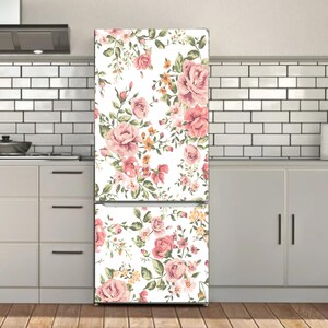 Fridge Wrap Vinyl Decal Refrigerator Skin Wrap Side by Side Top Bottom ...