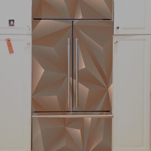 Fridge Wrap Refrigerator Wrap Vinyl Double Door Fridge Wrap Vinyl Decal ...