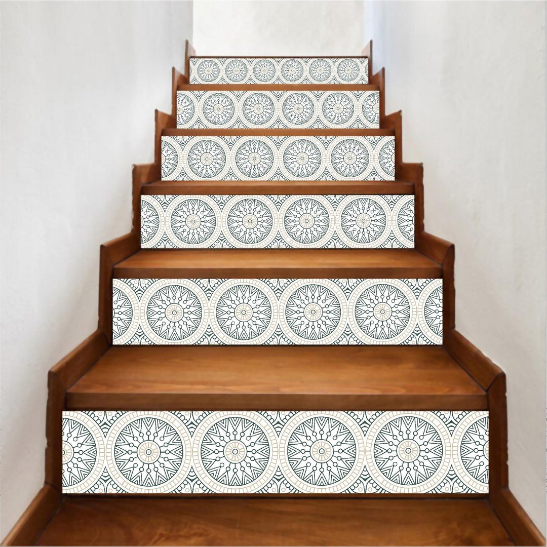 15 Stair Riser Decals - Peel and Stick, Removable Stair Stickers - Etsy