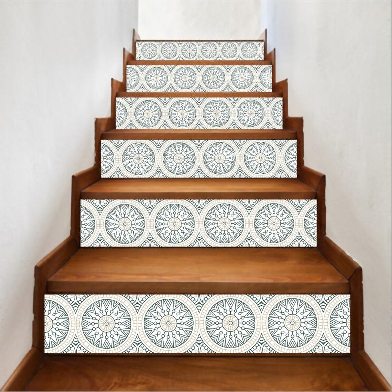 15 Stair Riser Decals - Peel and Stick, Removable Stair Stickers - Etsy