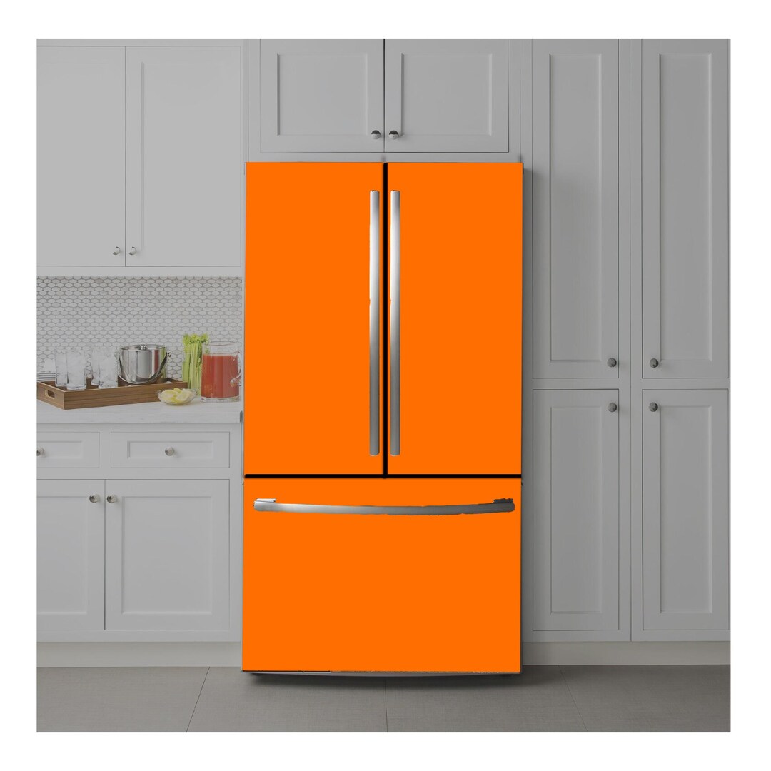 Fridge Wrap Refrigerator Vinyl Removable Side by Side Mini Fridge ...