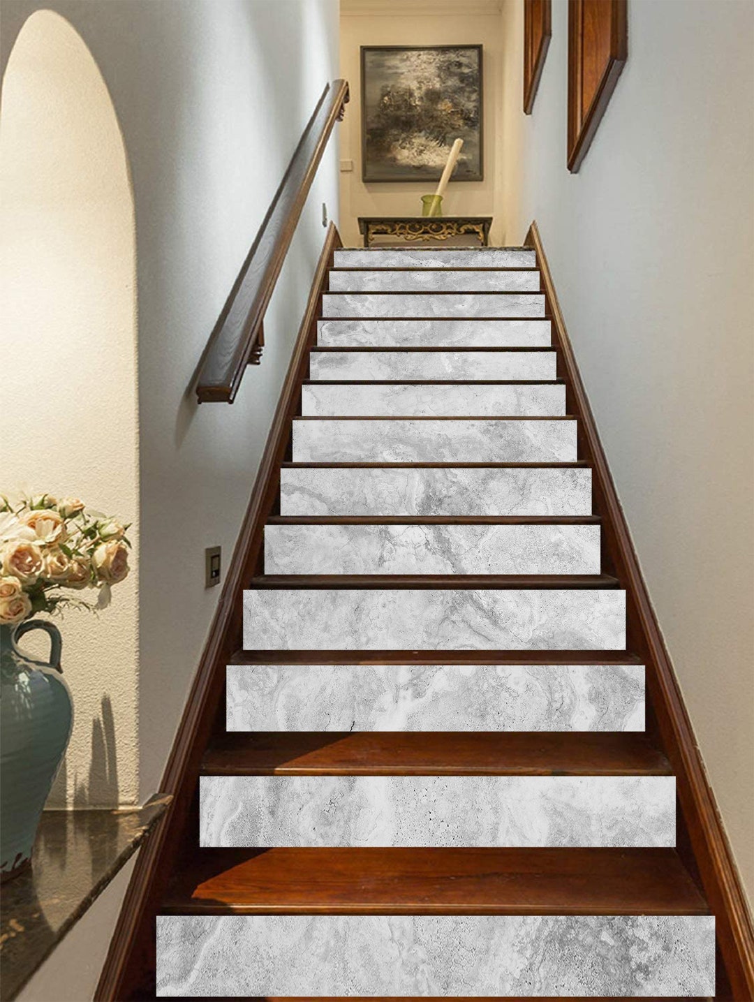 Stair Riser Decals, Stickers for Stairs, Decorative Stair Stickers, Cut ...