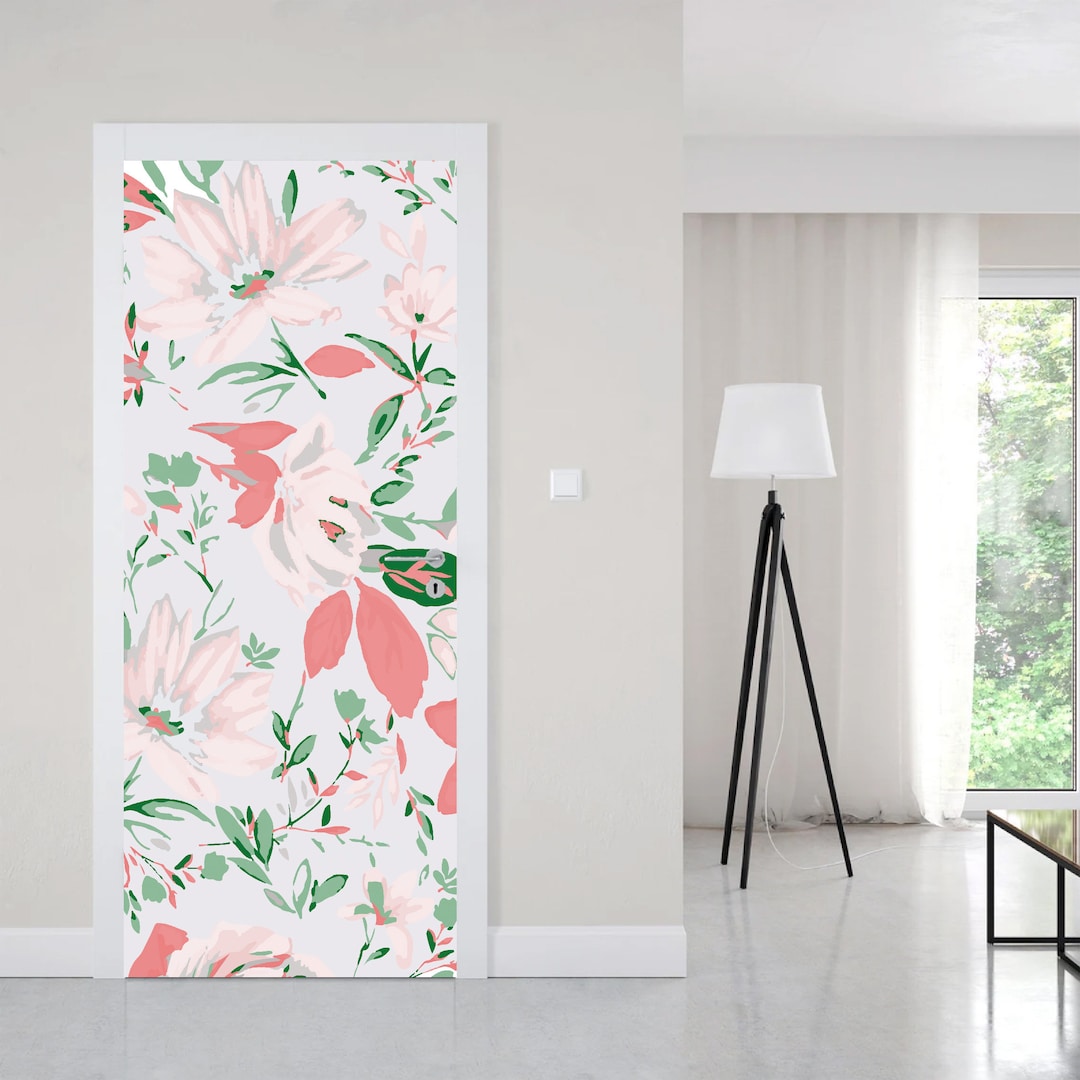 Door Wrap Peel and Stick Vinyl Decals for Doors, Closets, Cabinets ...