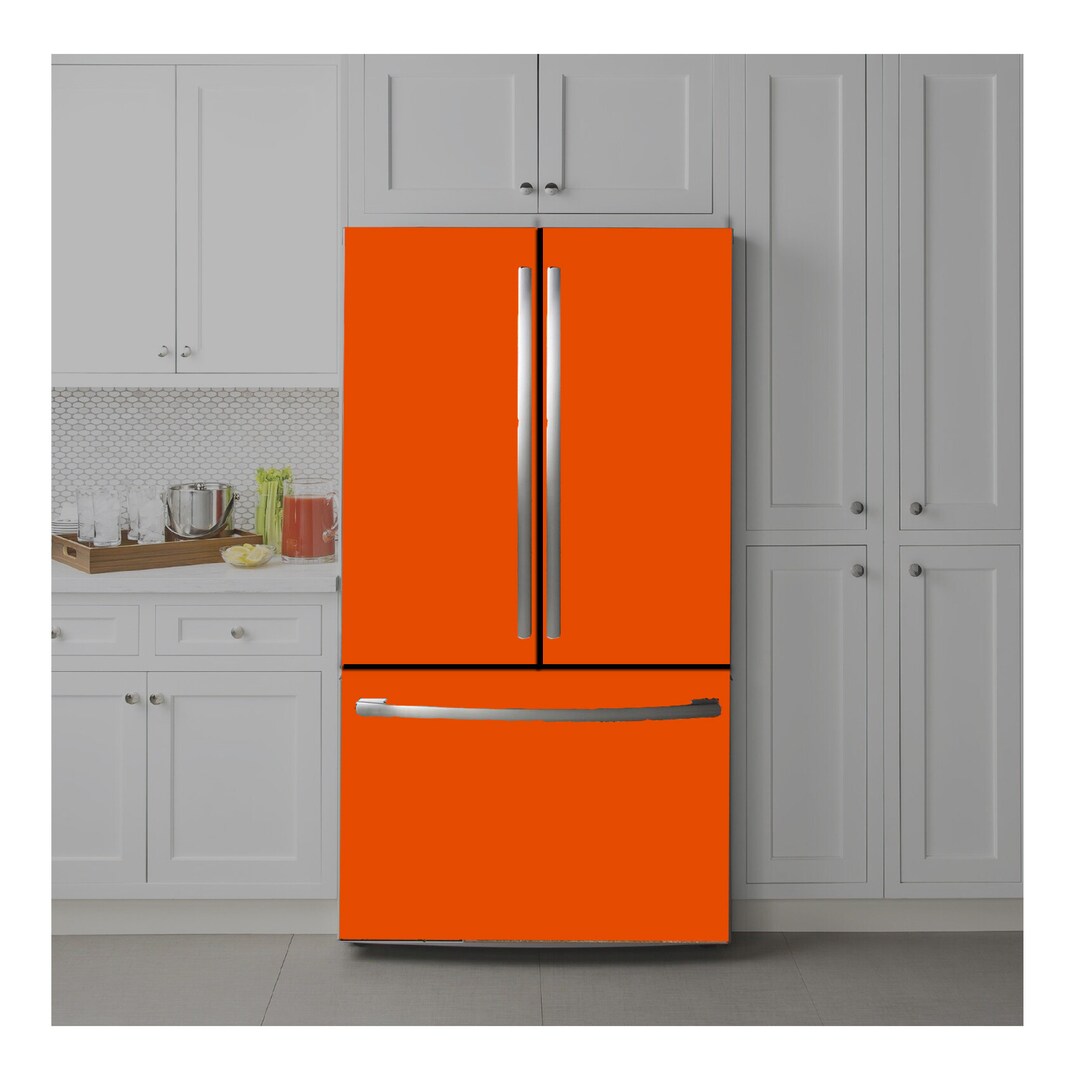 Fridge Wrap Refrigerator Vinyl Removable Side by Side Mini Fridge ...